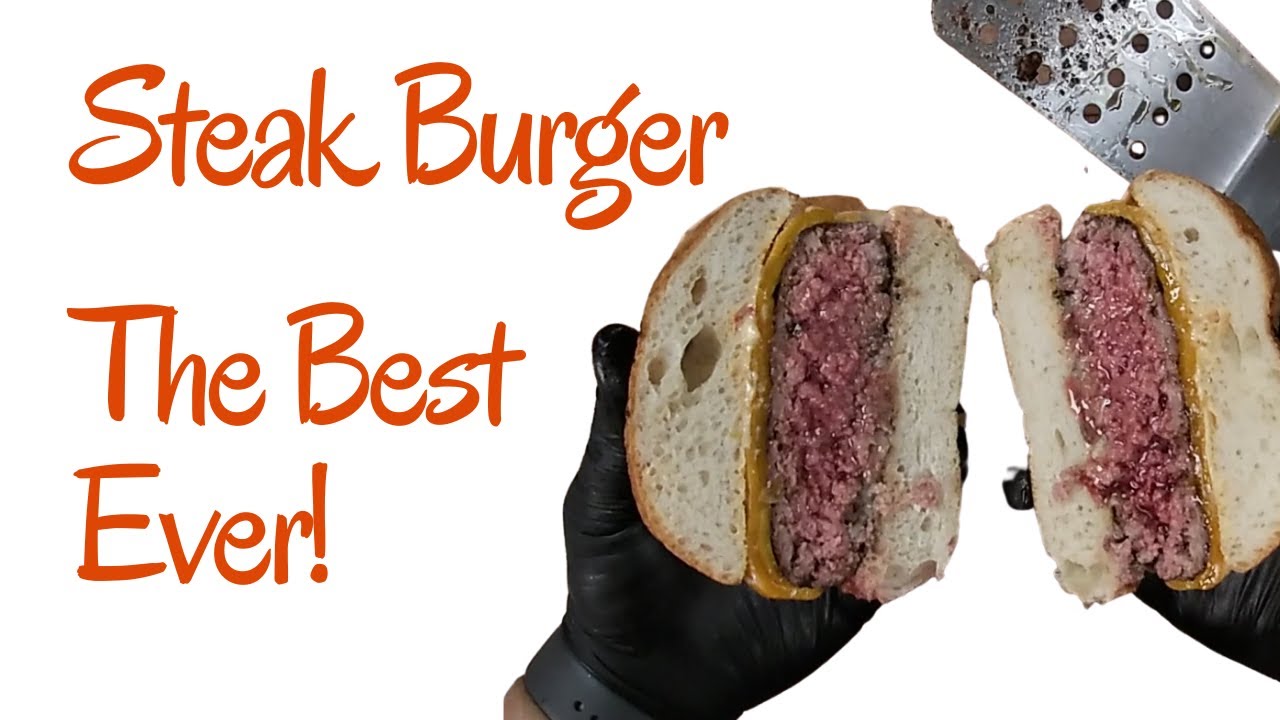 Make THE BEST BURGER at Home | Ultimate Steak Burger Recipe - YouTube