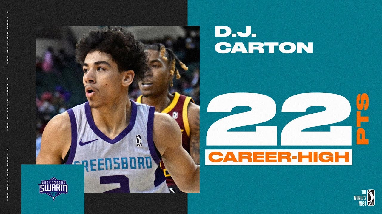 D.J. Carton with 22 Points vs. Cleveland Charge - YouTube