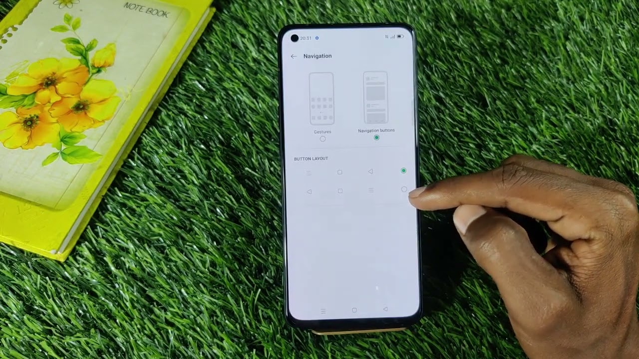 How To Hide Navigation Button in Oppo A76 , Oppo A95 Hide Back Button ...