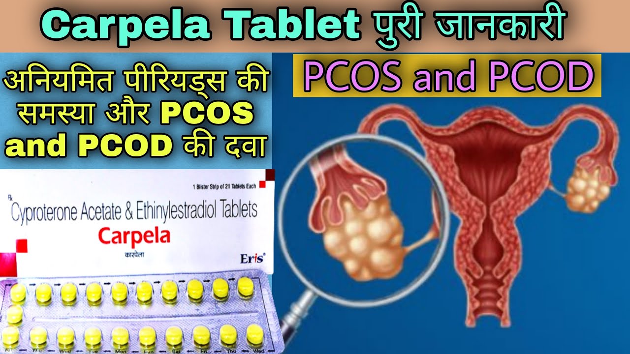 Cyproterone & Ethinyl Estradiol Tablet | Carpela Tablet | Uses | Dose ...