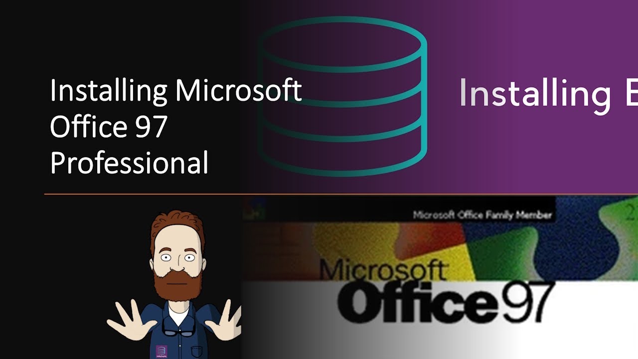 Office 97 - Part 1 - Installing Office 97 Professional Disk 1 - YouTube