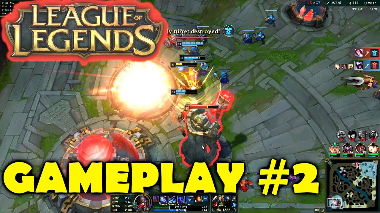 League of Legends: Summoner's Rift - Gameplay #2 - YouTube