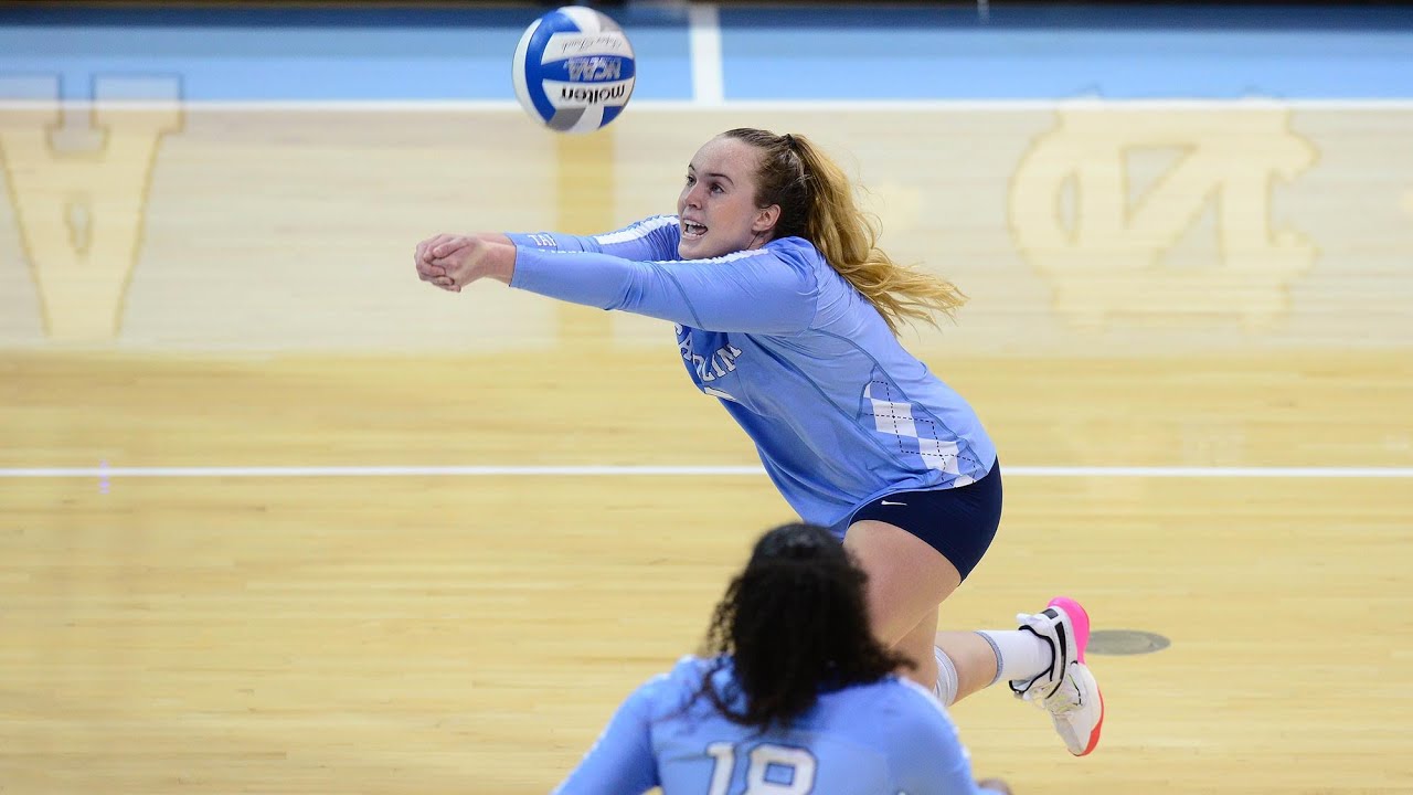 UNC Volleyball: Tar Heels Complete Sweep of Duke - YouTube