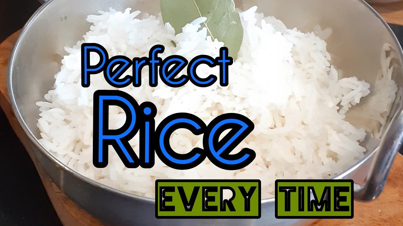 How To Cook Perfect Rice - YouTube