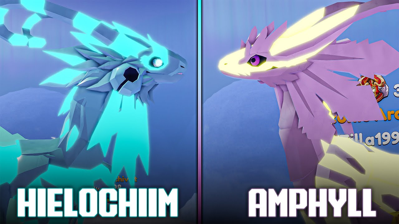 Comparison of Cute Dragons " Hielochiim vs Amphyll" - Dragon Adventures ...