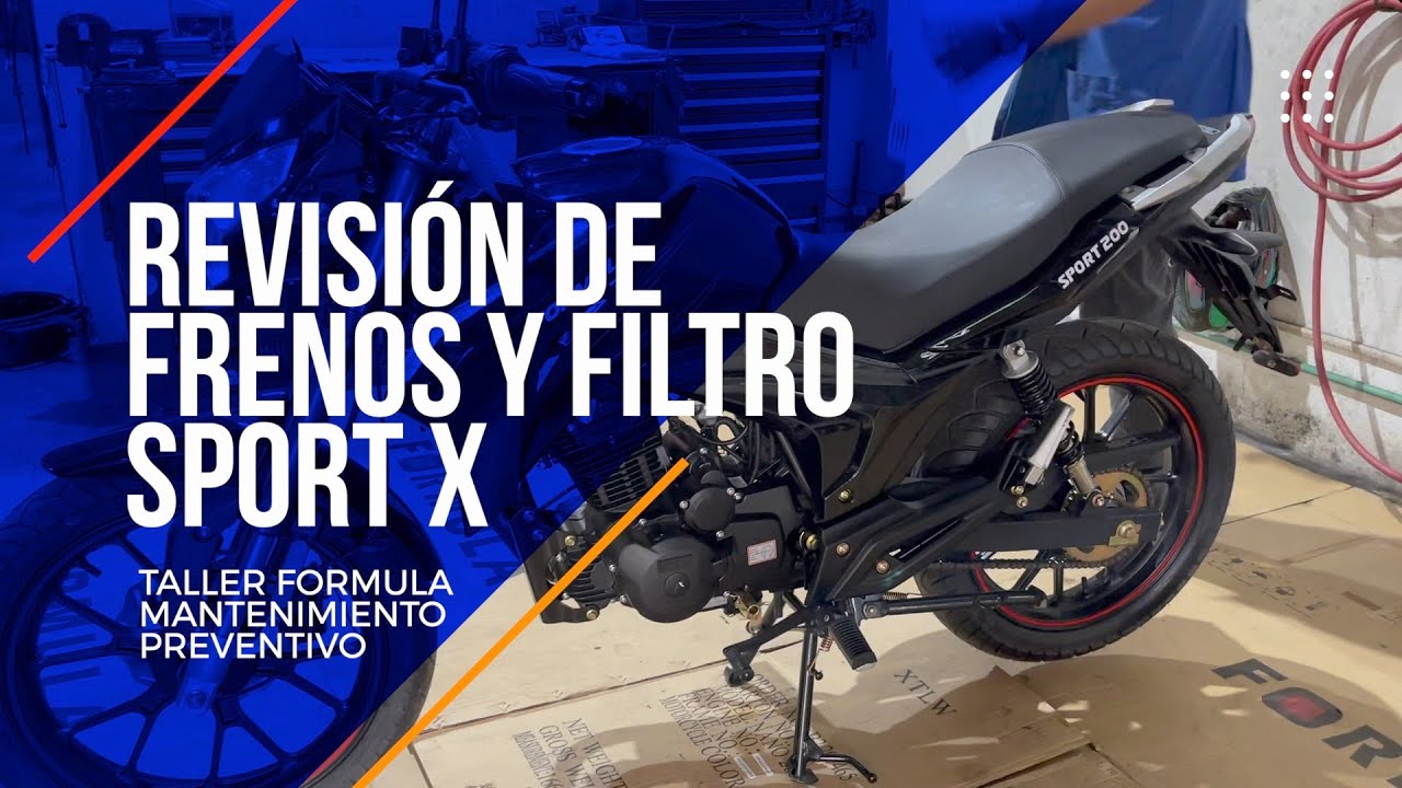 MOTO FORMULA SPORT X 200 | Mantenimiento Preventivo - YouTube