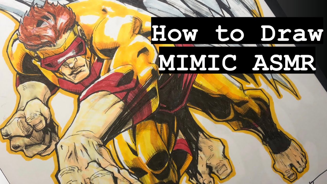 Teach Me To Draw Mimic The Mutant With All The Powers of The X-Men ASMR ...
