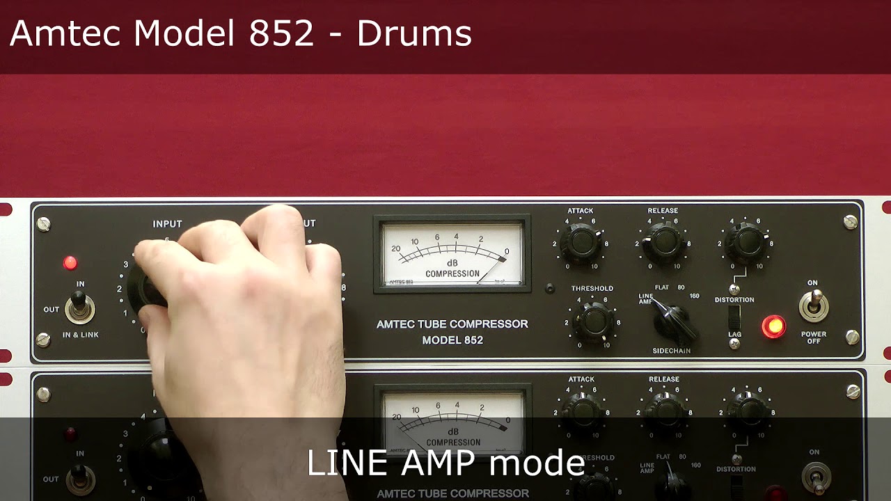 Amtec Model 852 - Drums & Bass - YouTube