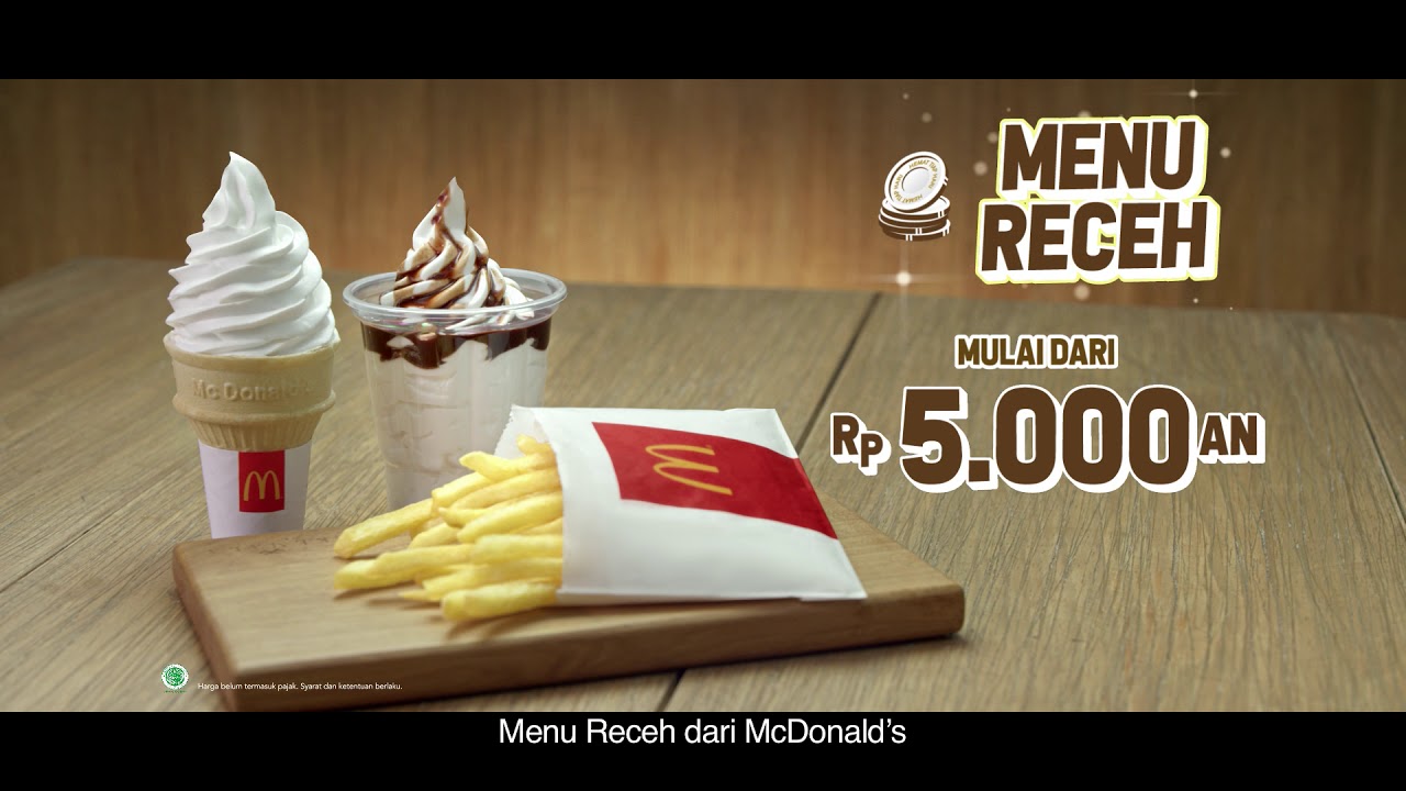 Menu Receh Mulai 5 Ribuan dari McDonald's - YouTube
