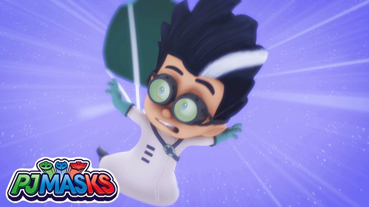 Romeo Goes Skydiving | PJ Masks | Kids Cartoon | Video for Kids - YouTube