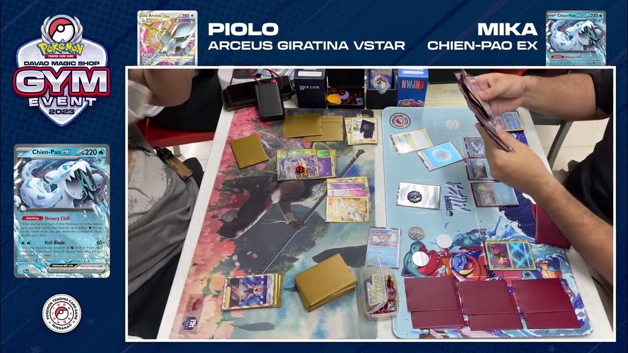 PTCG Gym Event - Arceus Giratina vs Chienpao - YouTube