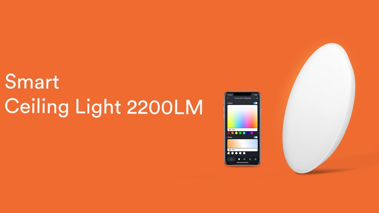 Lumary smart ceiling light installation and function usage ...