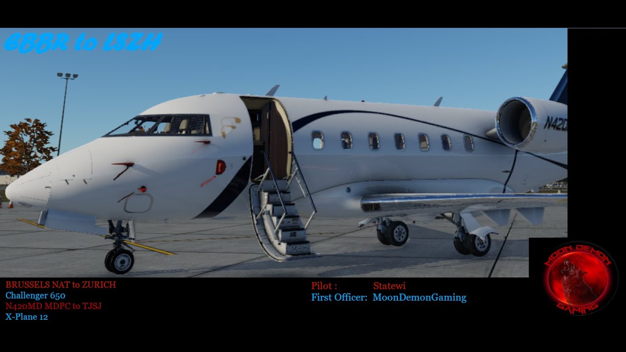 Flight Sim X-Plane EBBR to LSZH - YouTube