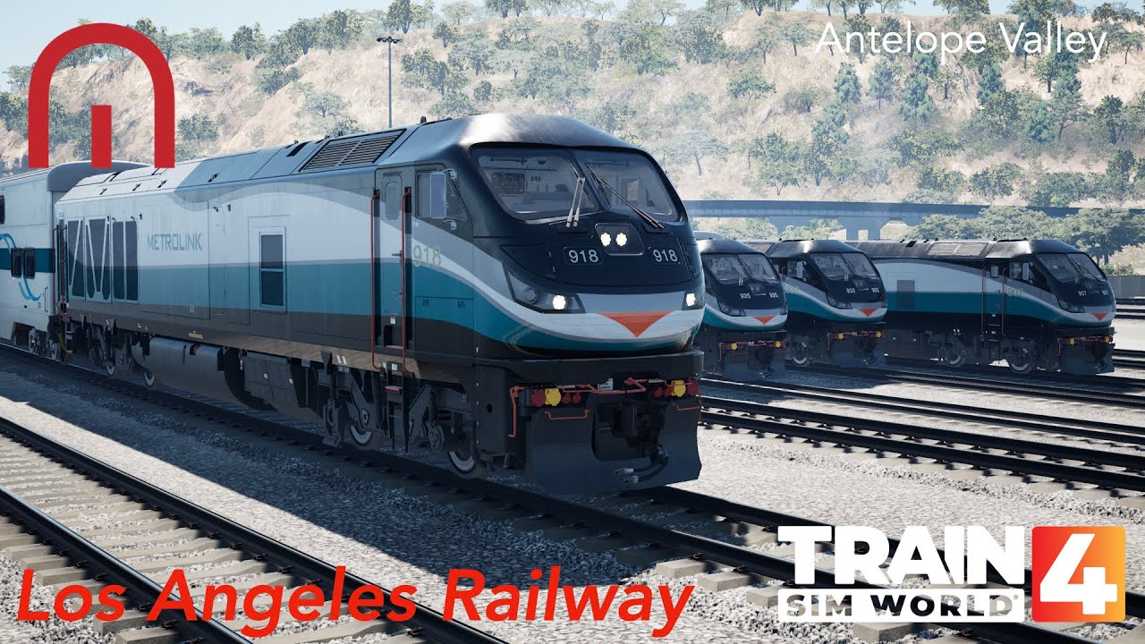 Train Sim World 4 - FIRST LOOK - The EMD F125 Metrolink in Los Angeles ...