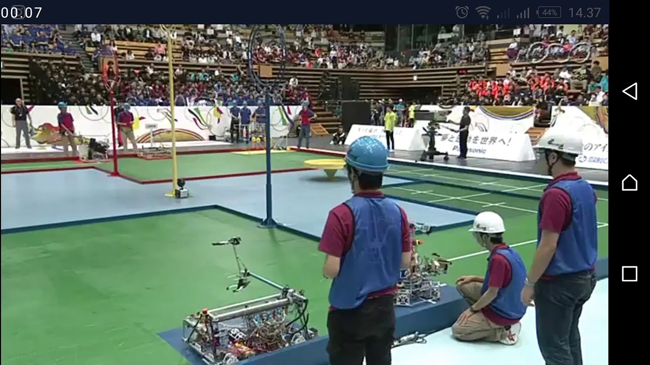 Robocon japan 2018 8 final 1 - YouTube