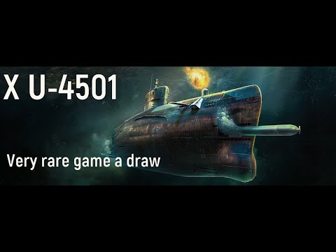 World of Warships - U-4501 Replay rare game play with a draw - YouTube
