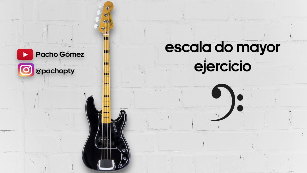 APRENDE LA ESCALA DE DO MAYOR (PARTITURA Y TABLATURA) - YouTube