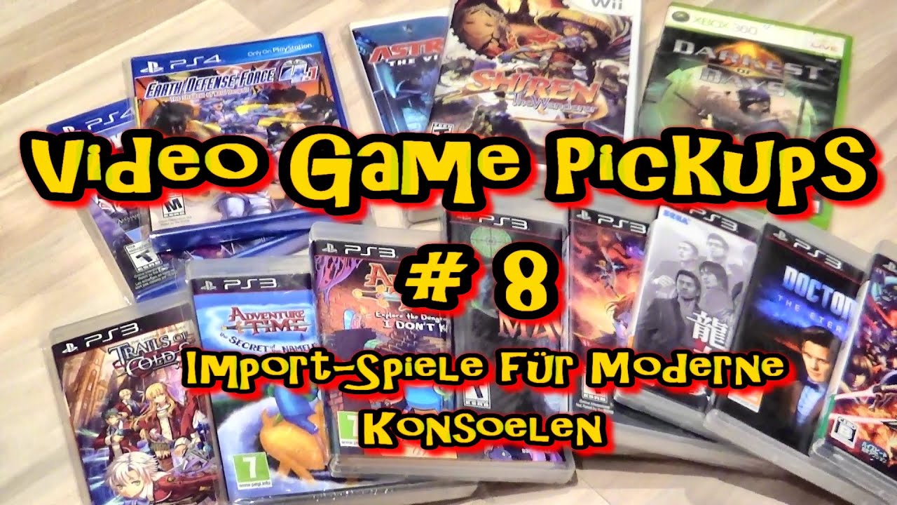 Video Game Pickups #8 - Import-Spiele für moderne Konsolen (PS4,PS3,Wii ...