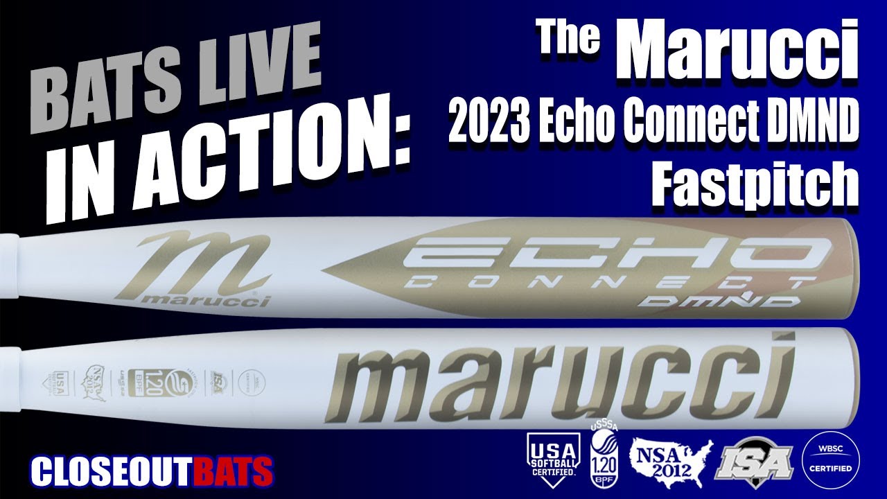 HITTING Marucci Echo Connect DMND Fastpitch 2023 - YouTube