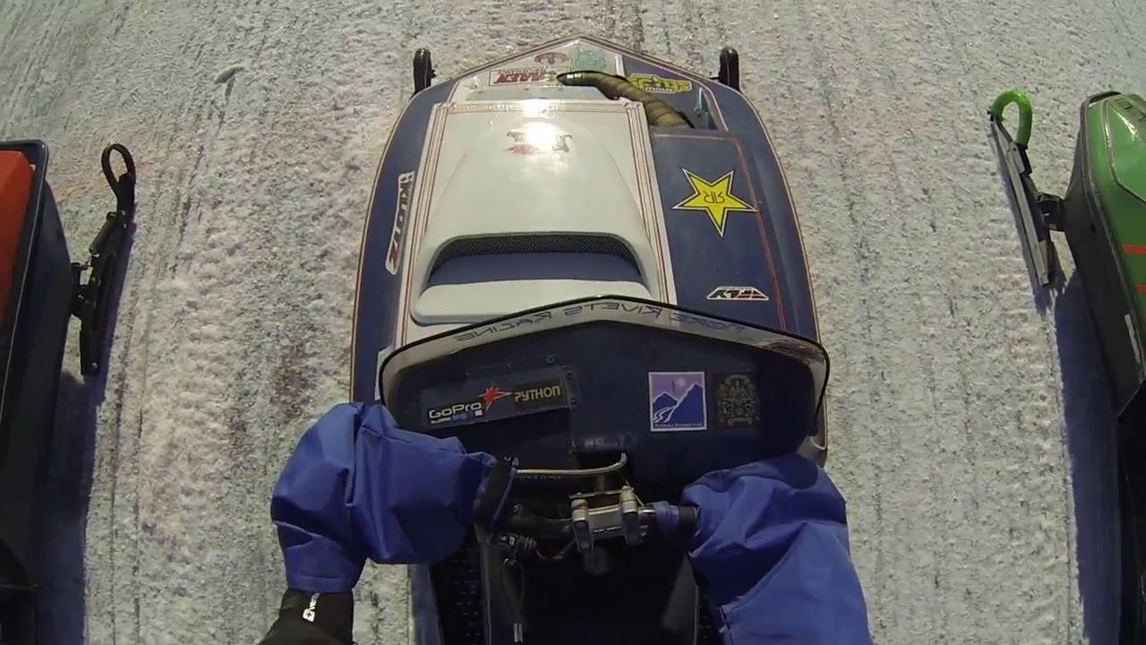 polaris txl vintage ice oval race open class final 3-13-16 - YouTube