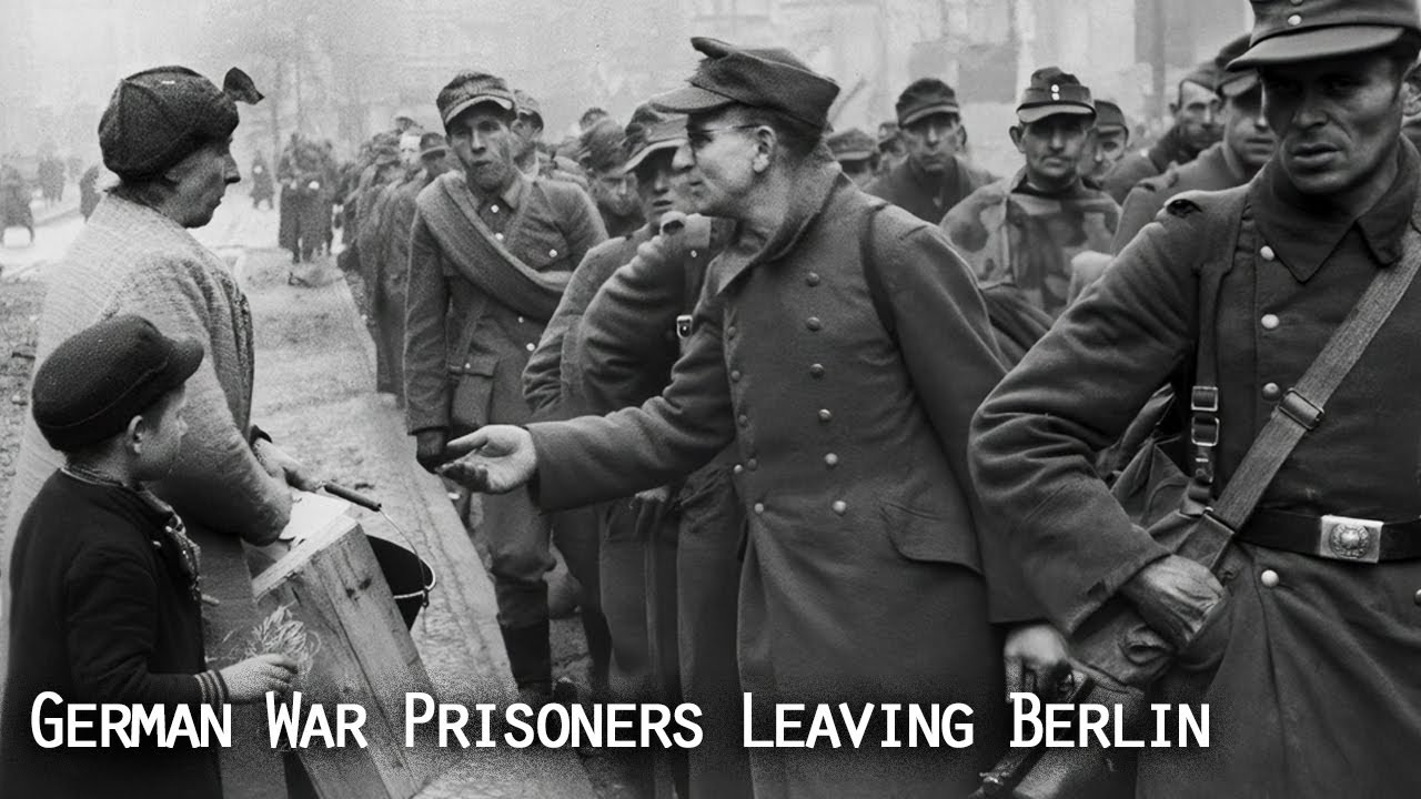 German POWs March Through Berlin — Stunning Footage Restored in 4K ...