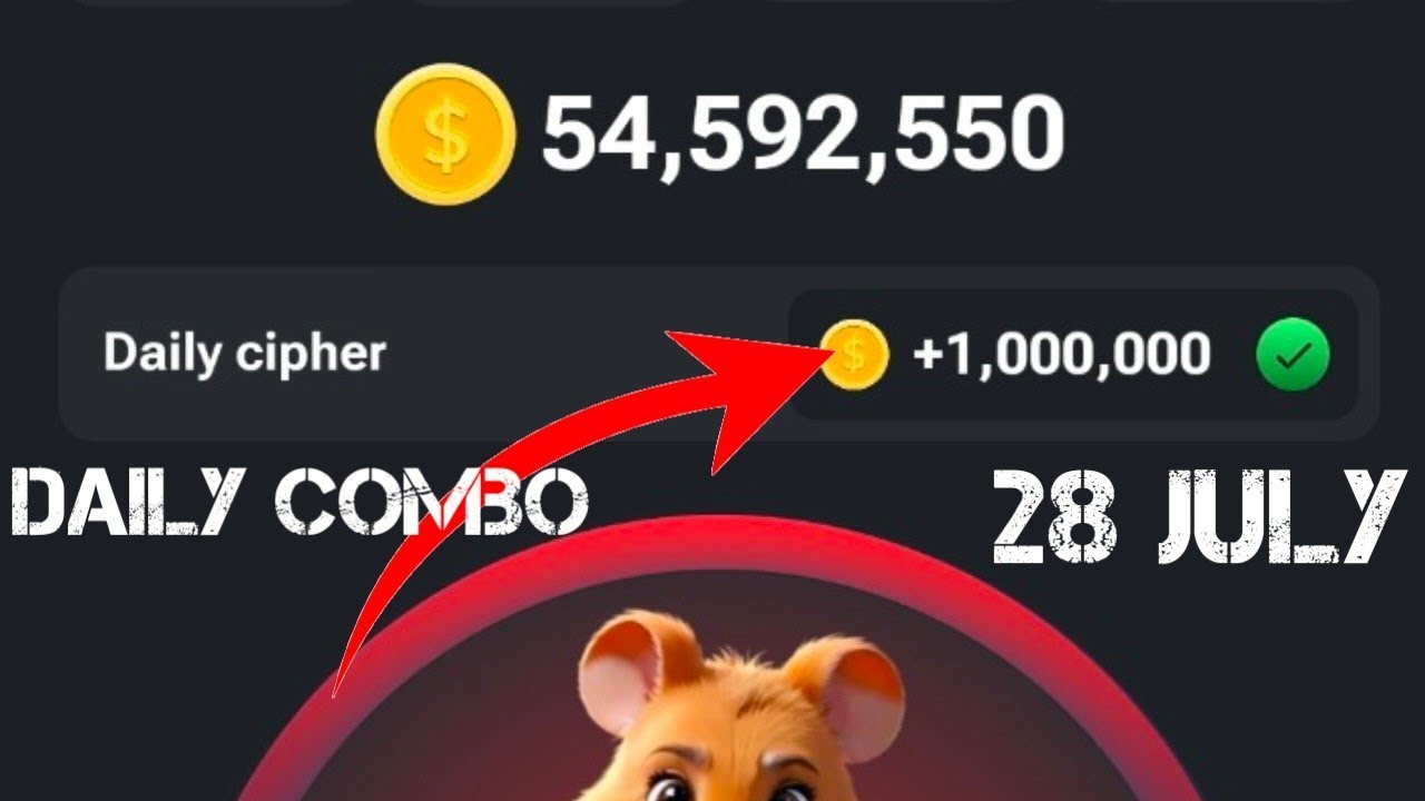 28 July Hamster Kombat Daily Cipher | Hamster Kombat Daily Cipher Code ...