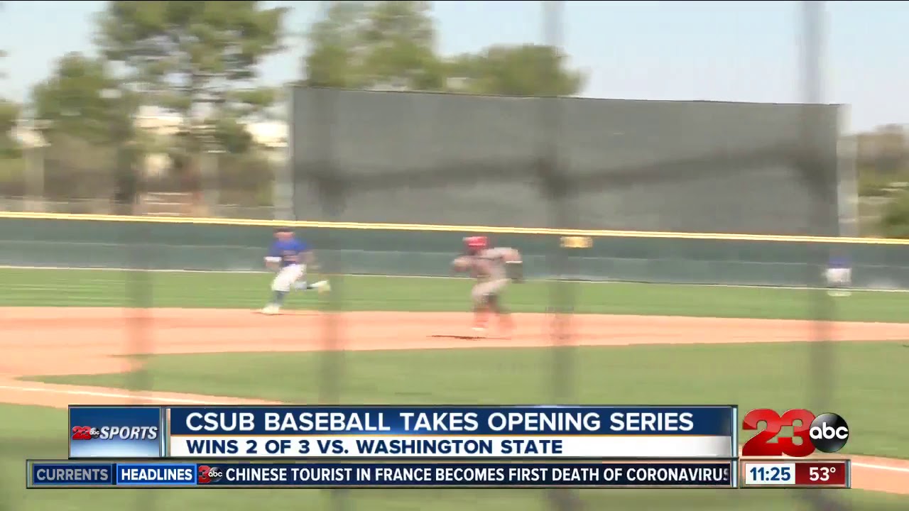 CSUB baseball takes series against Washington State - YouTube