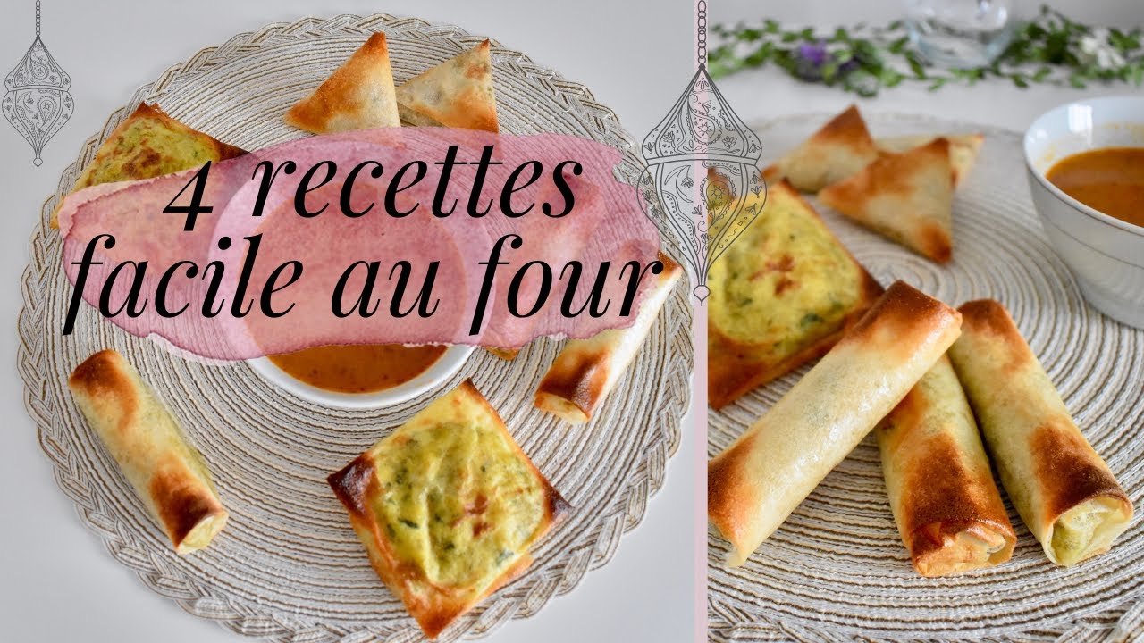 4 Recettes de Bricks au four !! Très Facile et Rapide 🌙 Recette spécial ...
