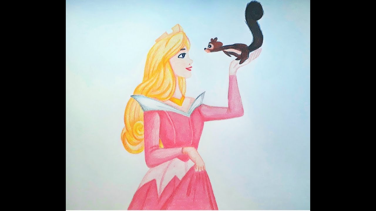 Disney Princess Aurora | Sleeping Beauty drawing - YouTube
