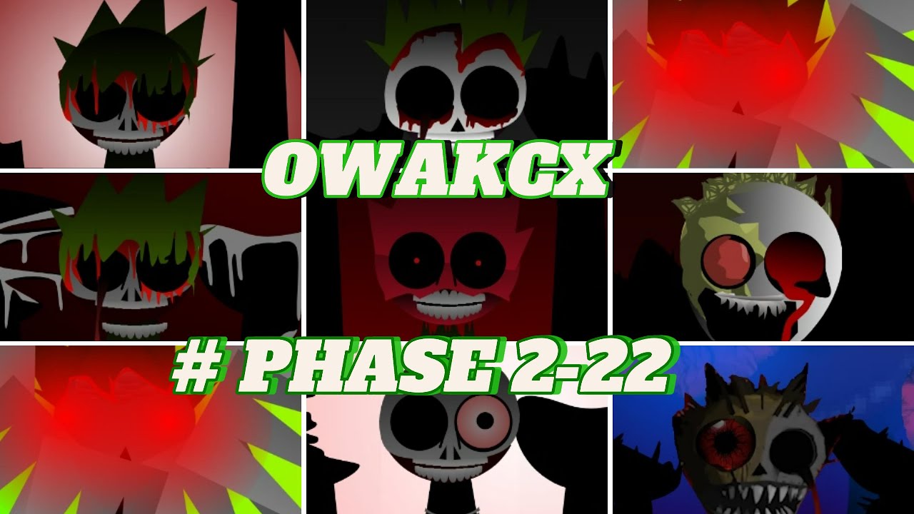Incredibox Sprunki ALL PHASES VS Sprunki Phase 1 to 22 Mods Owackx ...
