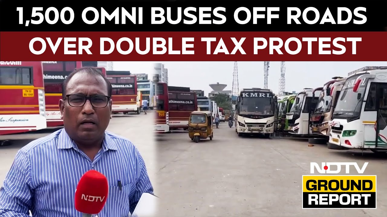 South India Bus Strike: 1,500 Omni Buses Off Roads Over Double Tax ...