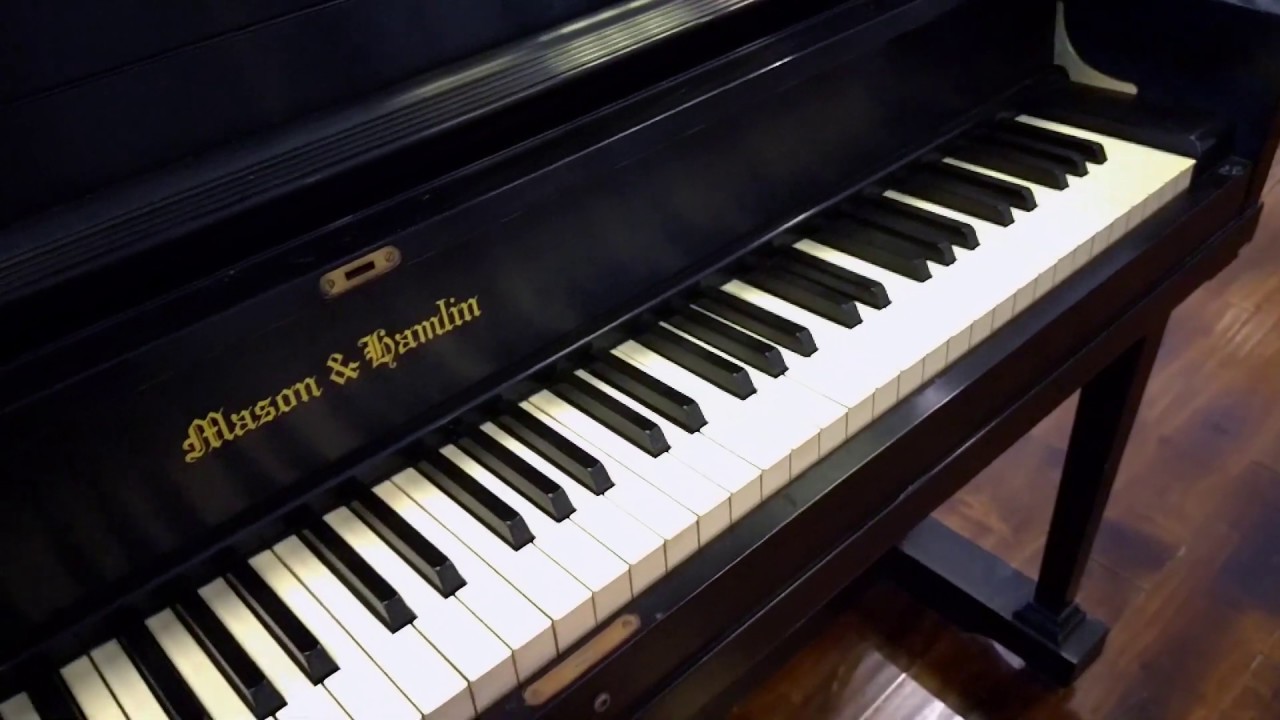 Mason and Hamlin Ebony Studio - YouTube