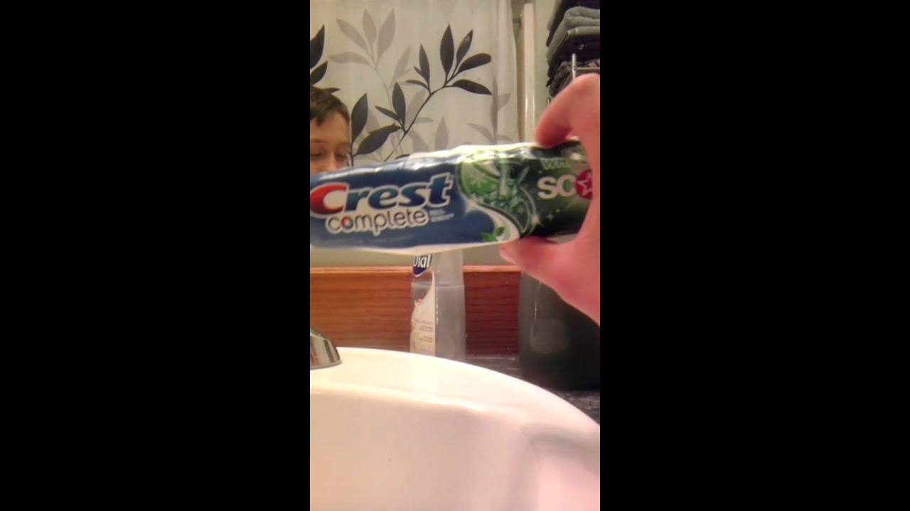 Toothpaste challenge - YouTube