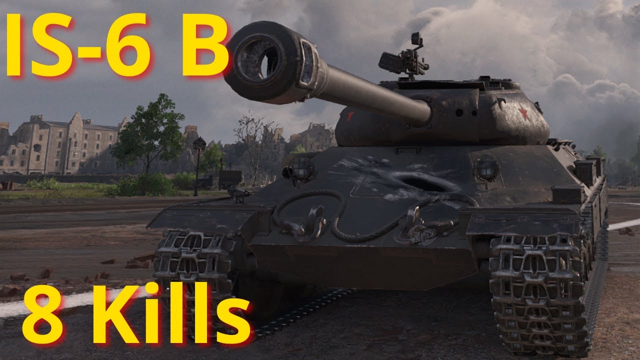 World of tanks IS-6 B - 4,9 K Damage 8 Kills, wot replays - YouTube