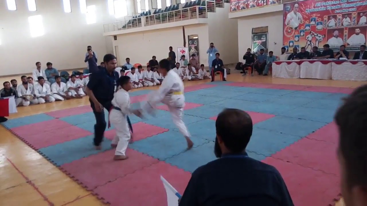 All Pakistan Kyokushin Karate Championship Quetta Part 1 Fight 1 - YouTube