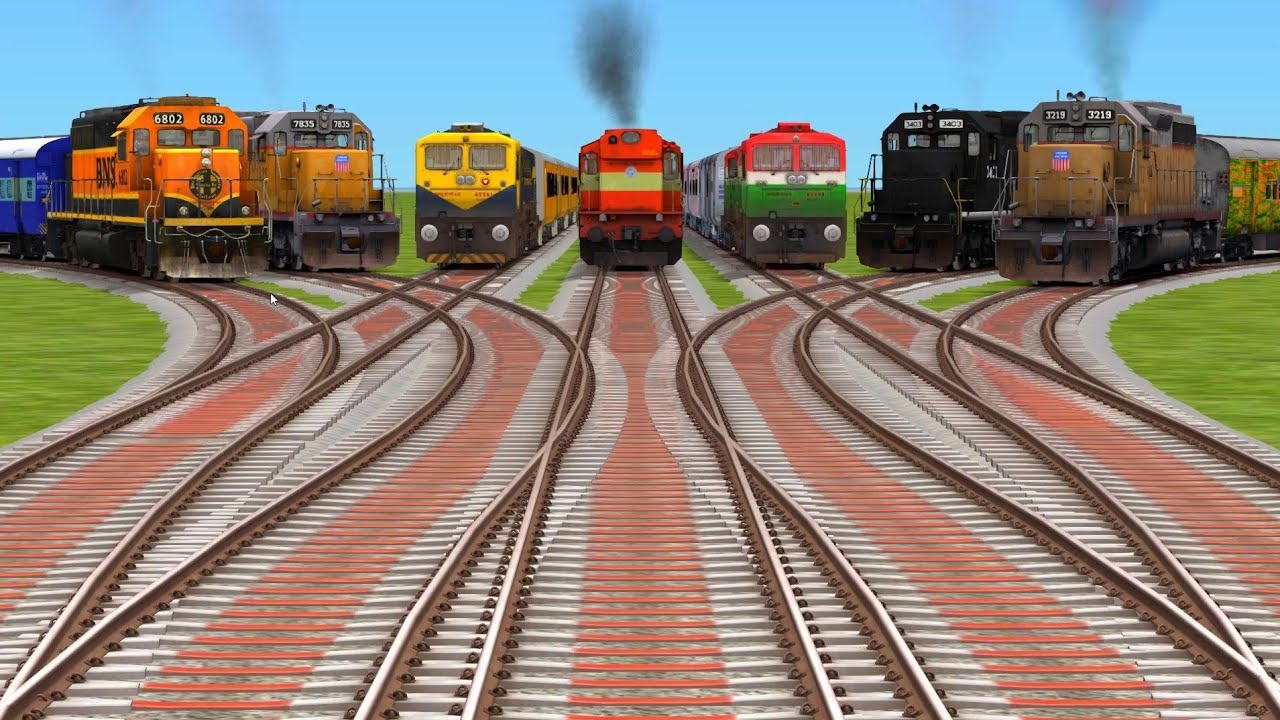 Indian Railway coupling between rail road trip looking very graceful ...