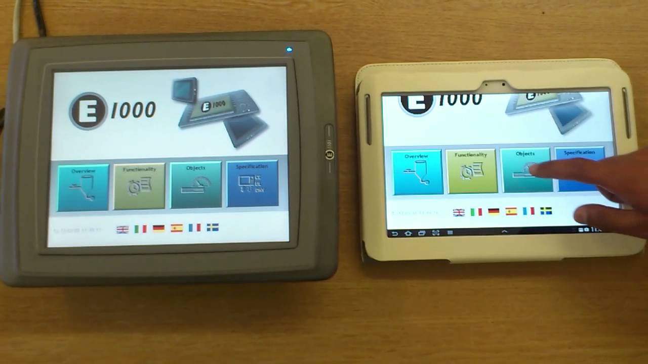 Remote access to E1000 HMI from Android or iPhone using VNC - YouTube