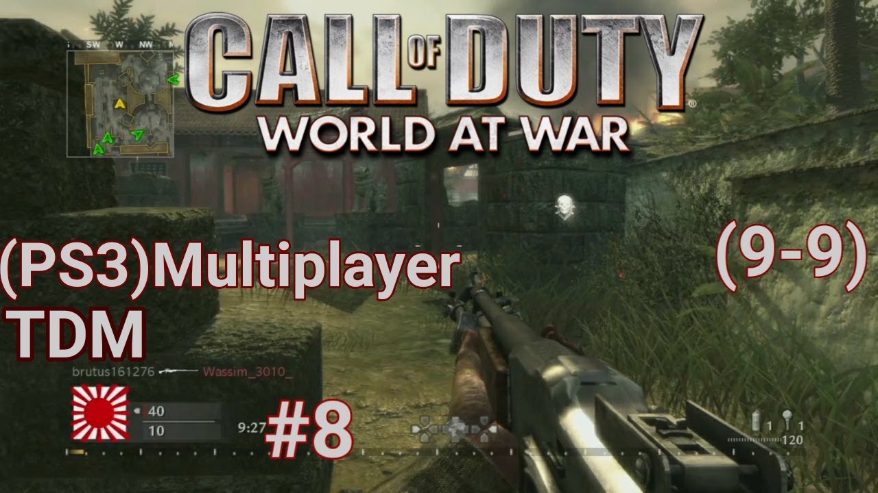 Call of Duty: World at War - (PS3) Multiplayer TDM Gameplay #8 - YouTube