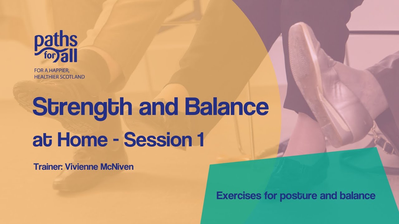 Strength and Balance at Home - Session 1 - Exercises for posture and ...