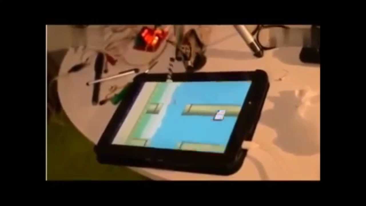 Flappy Bird - Robot Playing Flappy Bird - YouTube