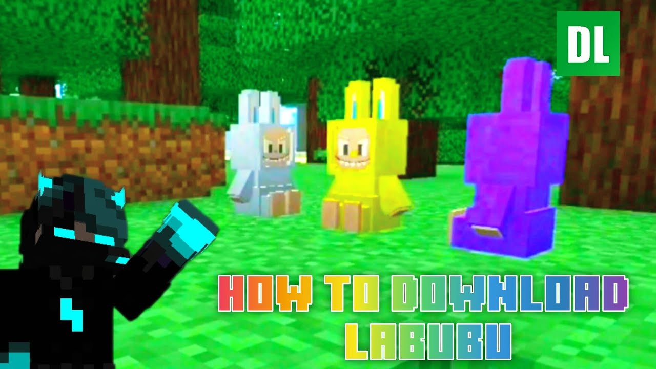 How to download labubu in Minecraft with mcpedl - YouTube