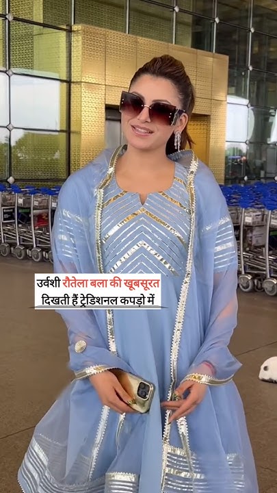 Kaisa laga Urvashi ka yeh traditional look? 😍#shorts - YouTube