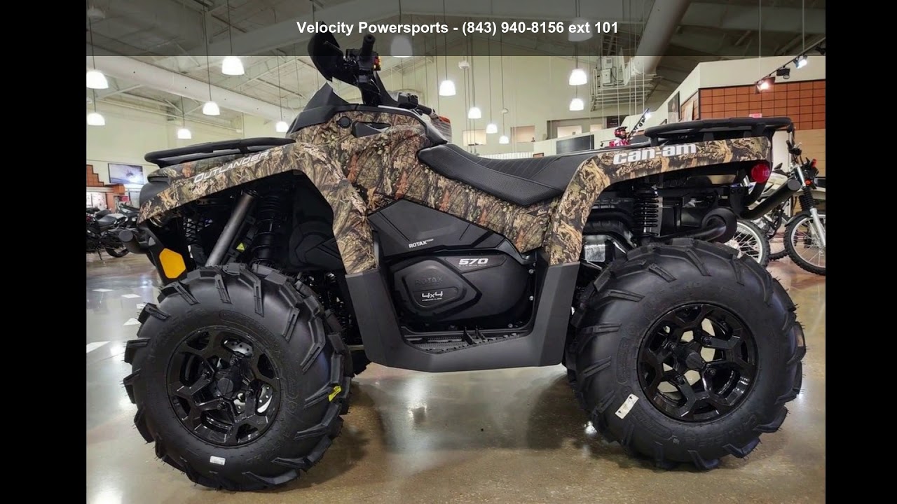 2020 Can-Am® Outlander™ Mossy Oak Edition 570 - YouTube