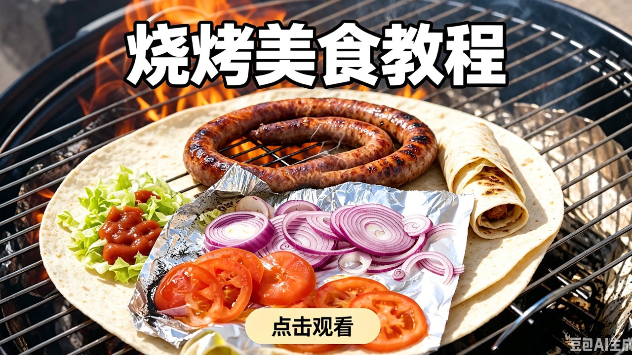Grilled Sausage Wrap Recipe | BBQ Sausage Wrap with Onions, Cheese ...