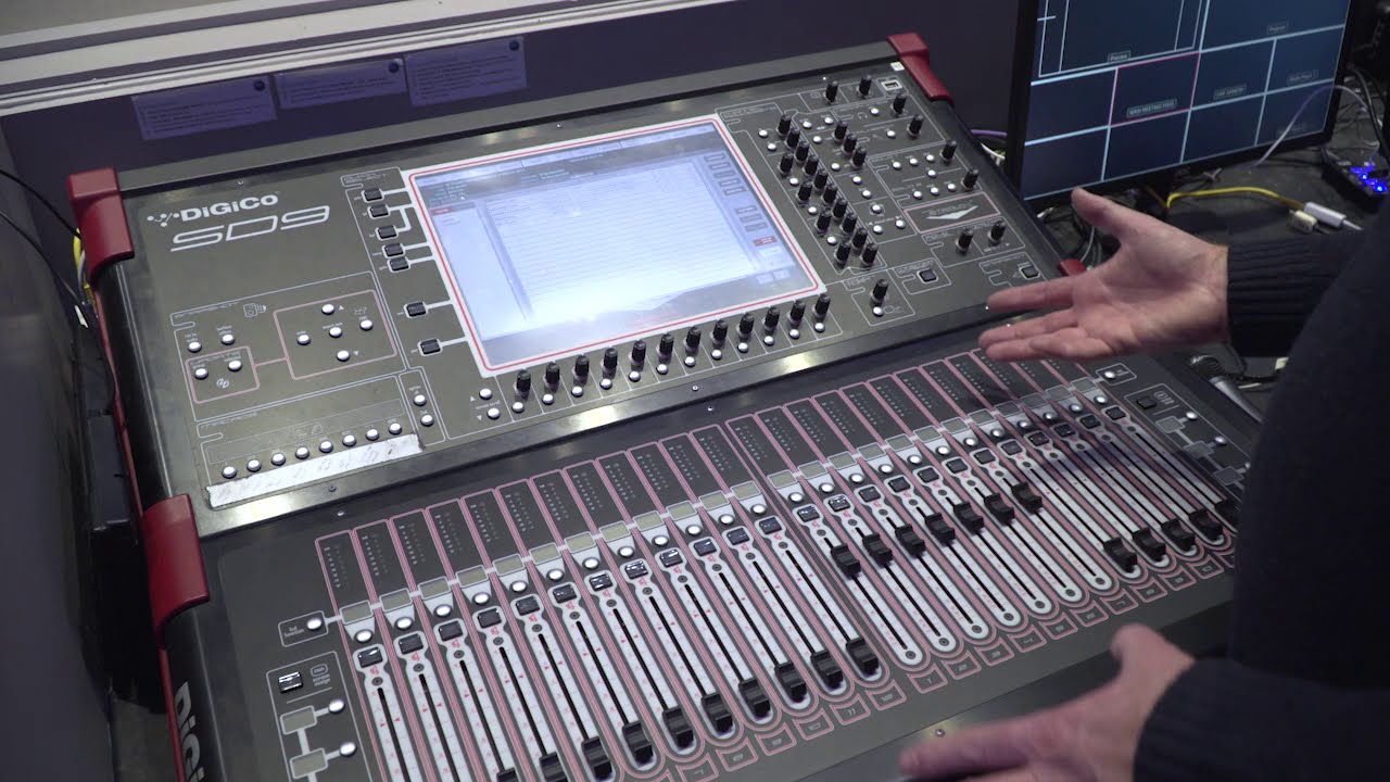 PA basic training: 07 Intro to the Digico SD9 mixing desk - YouTube