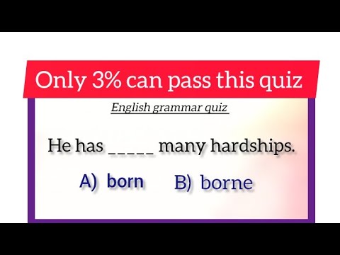 English grammar quiz 50 questions| can you score 50/50 in English ...