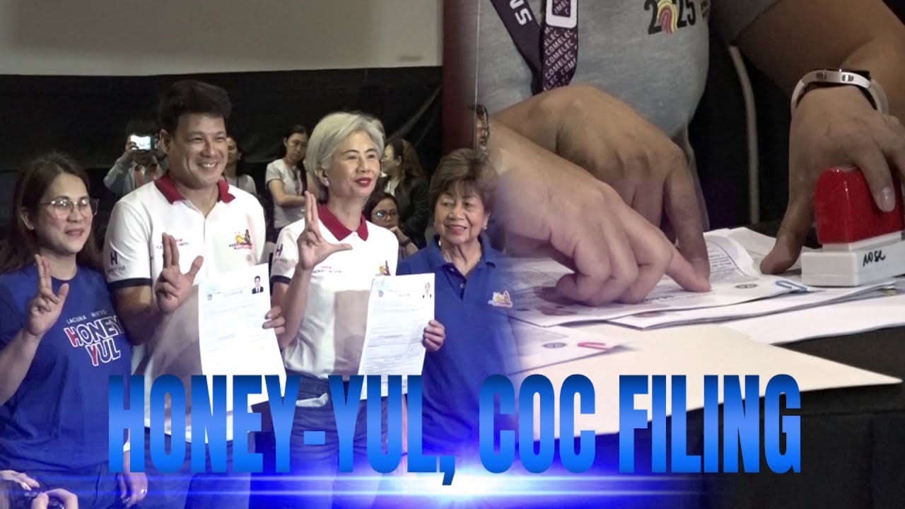 Manila City Mayor Honey Lacuna, VM Yul Servo, naghain na ng kandidatura ...
