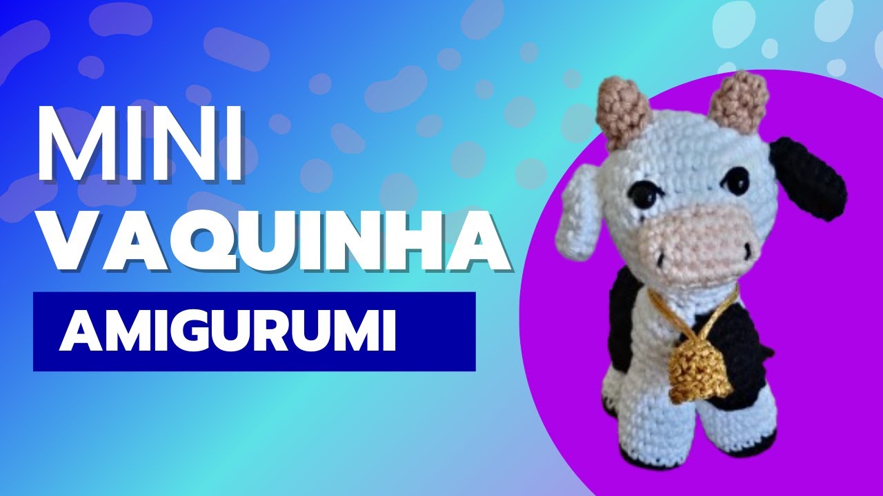 Mini Vaquinha em Amigurumi: Dê um Toque Especial no seu Presépio! 🎅 ...