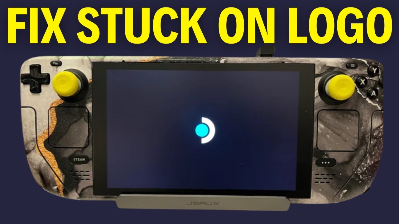 How To Fix Steam Deck Stuck On Logo - YouTube
