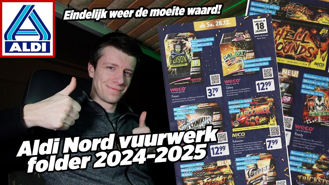 ALDI NORD VUURWERK FOLDER DUITSLAND 2024-2025 - YouTube
